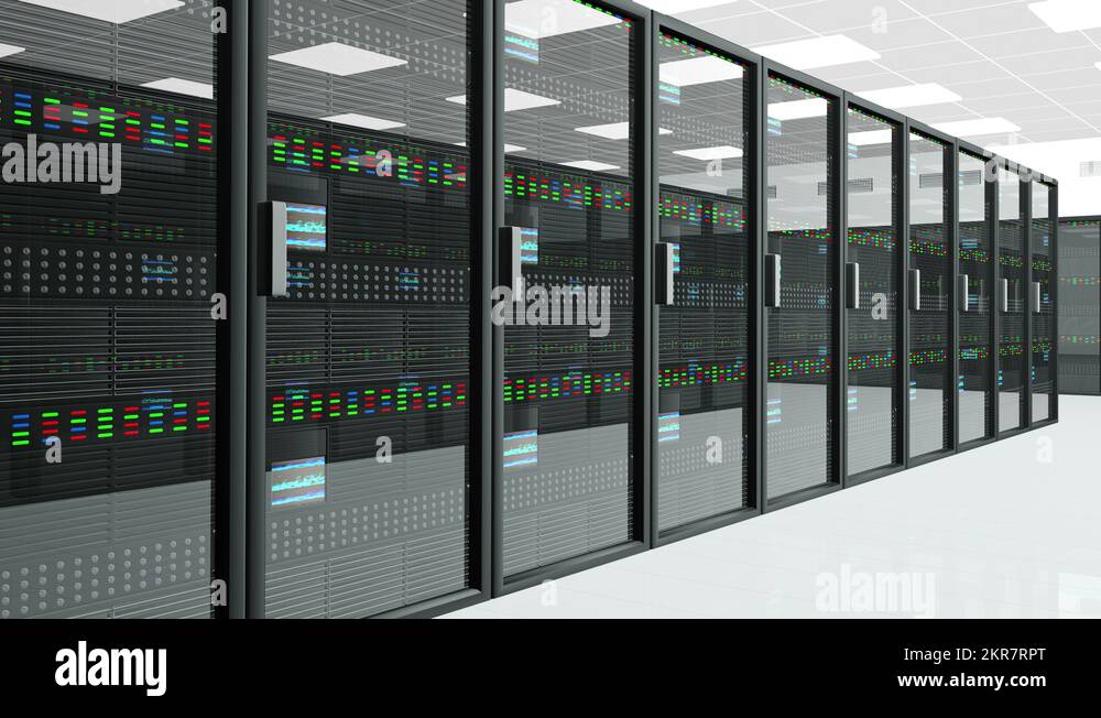 Modern data center server room Stock Videos & Footage - HD and 4K Video ...