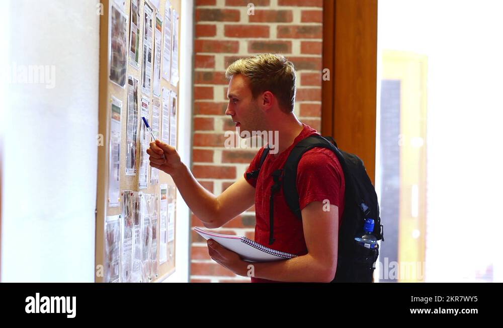 Student notice board Stock Videos & Footage - HD and 4K Video Clips - Alamy