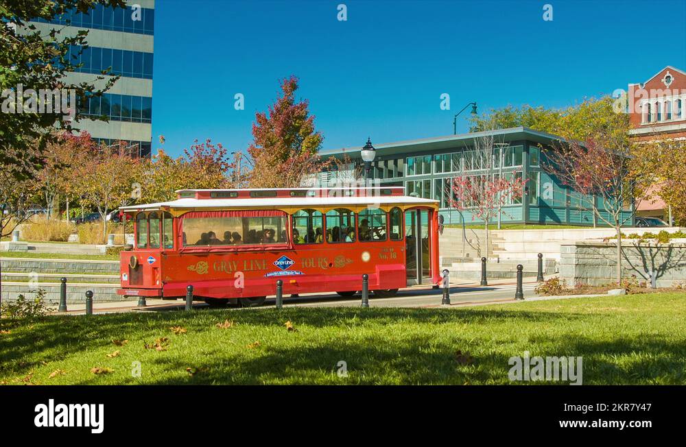 Center city trolley bus Stock Videos & Footage - HD and 4K Video Clips ...