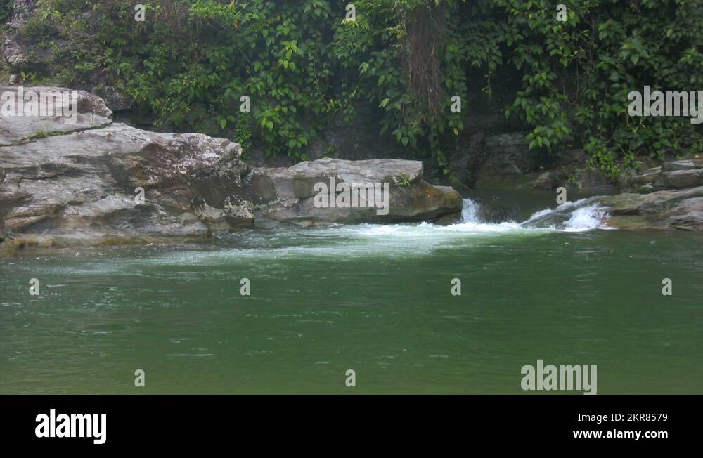 Tukuran River With Waterfalls, On The Island Of Mindoro Philippines, Hd ...
