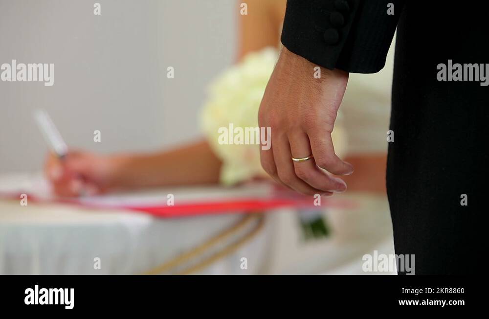 Bridal couple register Stock Videos & Footage - HD and 4K Video Clips ...
