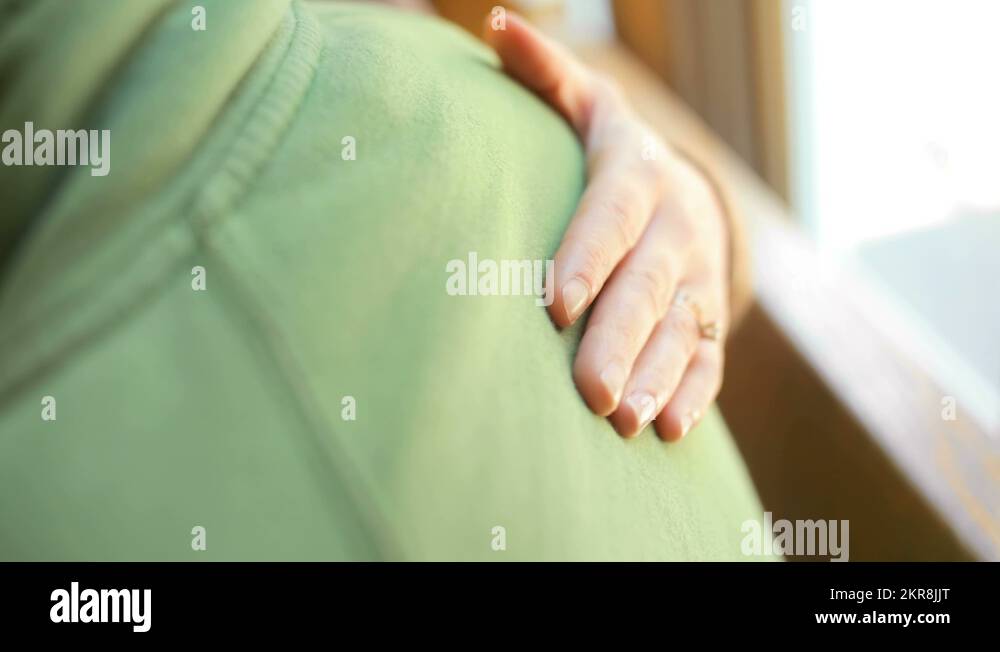 Close up of a wife hugging and patting her husband's back Stock Video ...