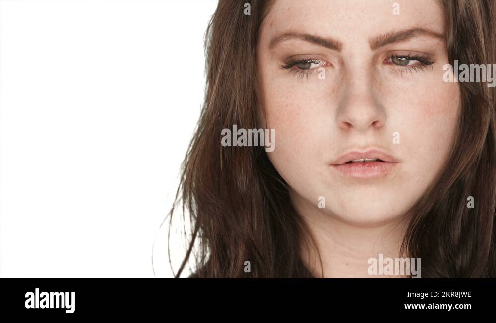 Close up sad face adult woman Stock Videos & Footage - HD and 4K Video ...