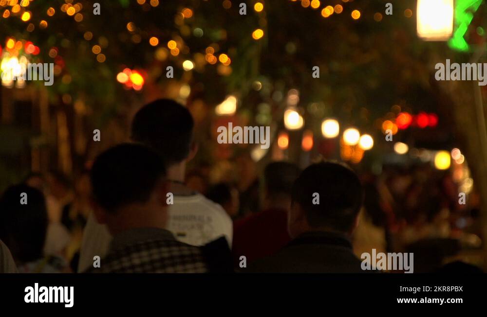 jin li street at night in chengdu Stock Video Footage - Alamy