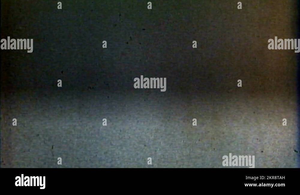 Lots of dust, scratches, and grease pencil markings on an old film ...