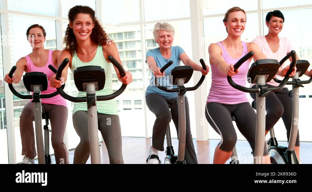 Women spinning class Stock Videos & Footage - HD and 4K Video Clips - Alamy