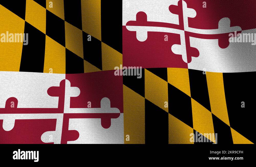 Maryland state flag Stock Videos & Footage - HD and 4K Video Clips - Alamy