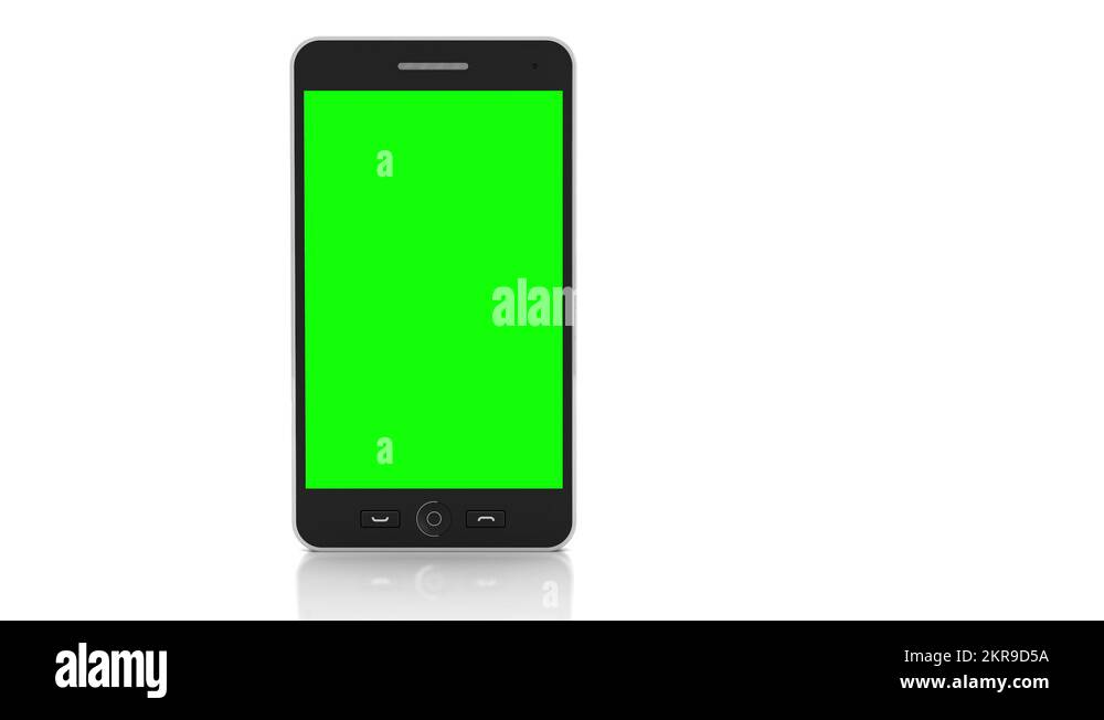 3d animation of touchscreen over a smartphone, 4k resolution Stock ...