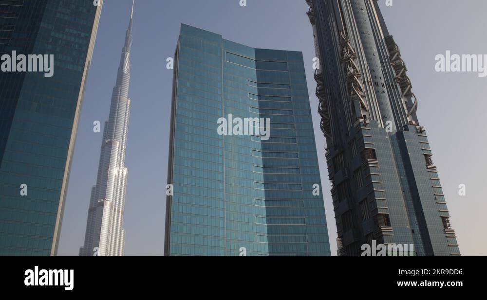 Ultra HD 4K Burj Khalifa Dubai Skyline Highest Tall Panorama Under ...