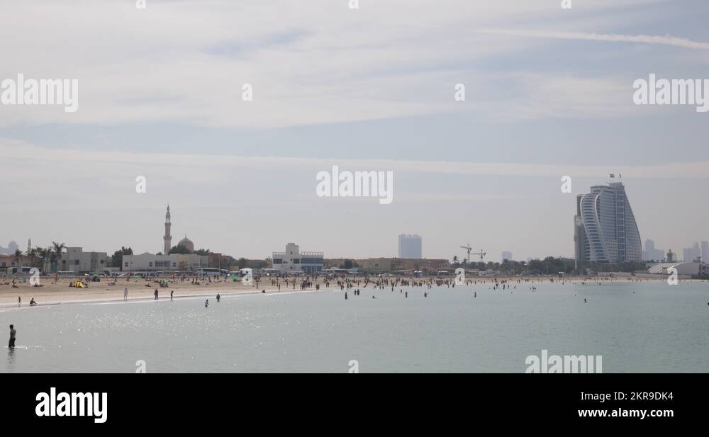 Ultra HD 4K UHD Maharba Mosque Dubai Skyline Burj Al Arab Jumeirah ...