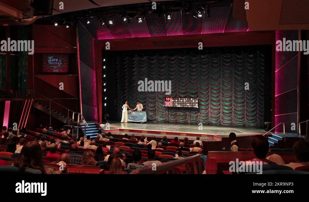 Cruise ship passenger bingo game in lounge HD 1810 Stock Video Footage ...