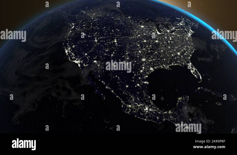 Earth city lights space Stock Videos & Footage - HD and 4K Video Clips ...