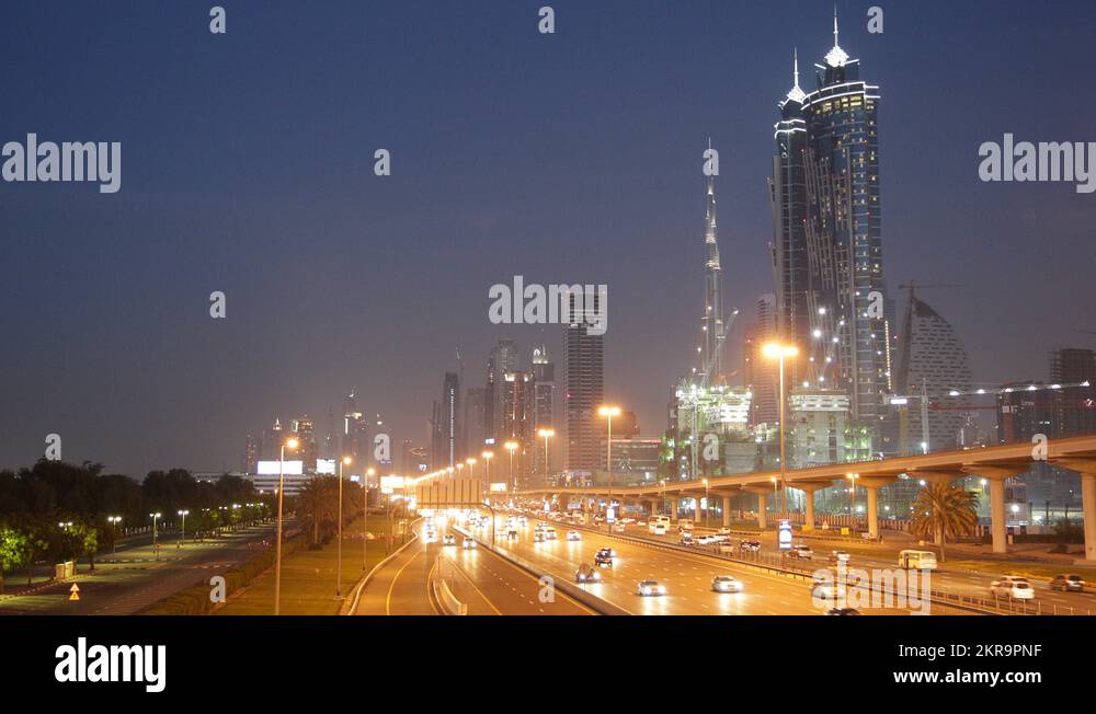Dusk street and urban road and expressway Stock Videos & Footage - HD ...