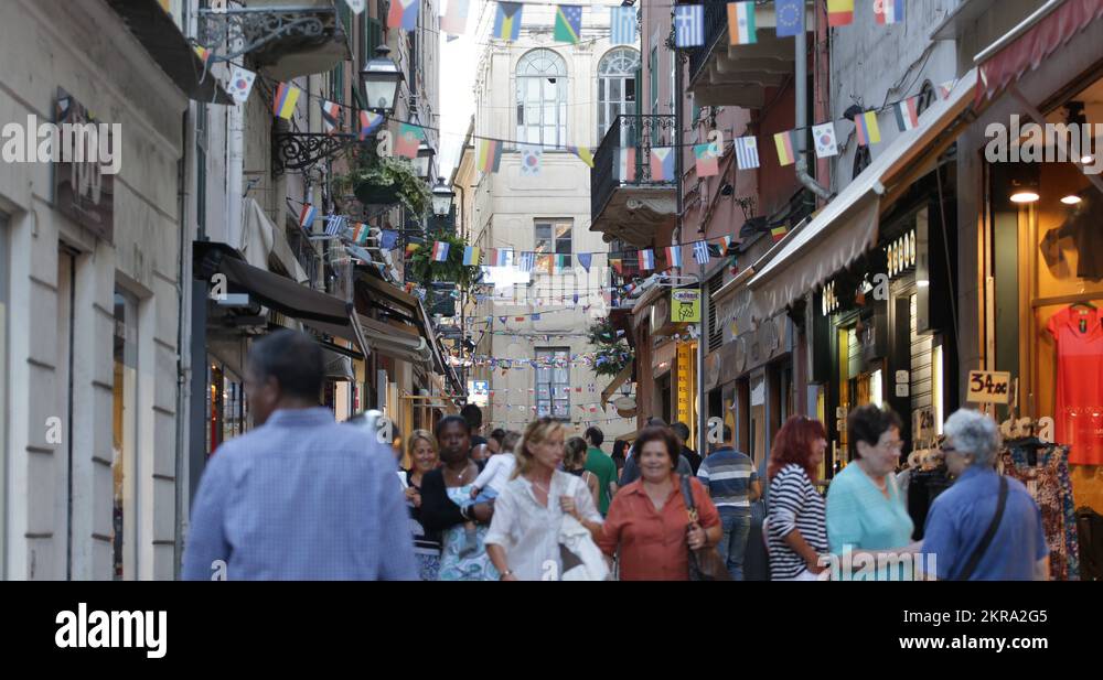 Italian shopping street Stock Videos & Footage - HD and 4K Video Clips ...