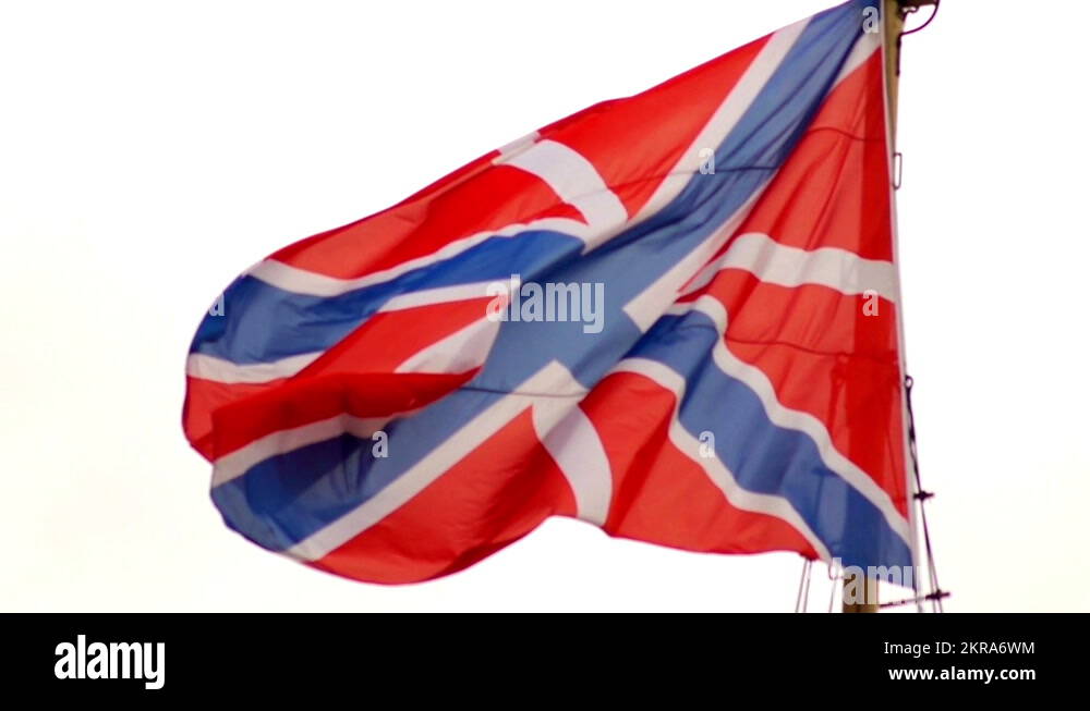 Naval jack flag Stock Videos & Footage - HD and 4K Video Clips - Alamy