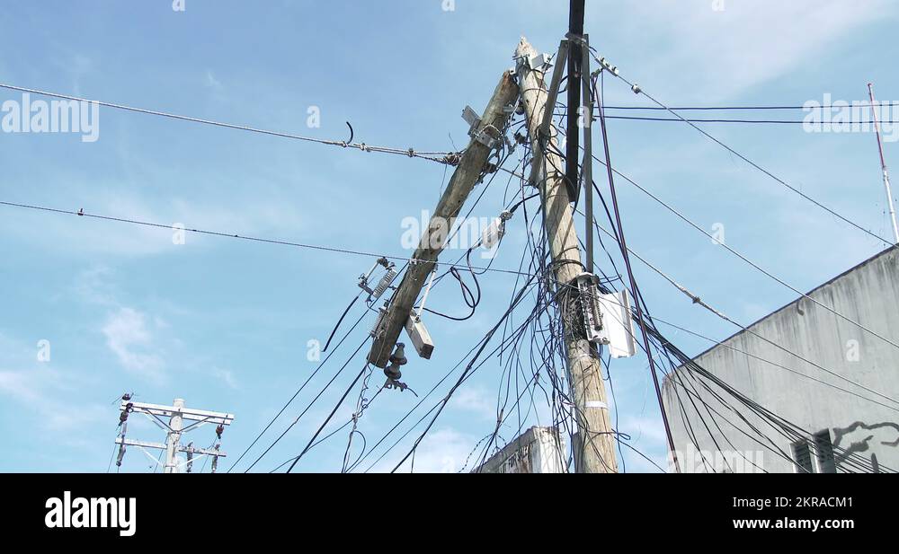 Utility pole damage Stock Videos & Footage - HD and 4K Video Clips - Alamy
