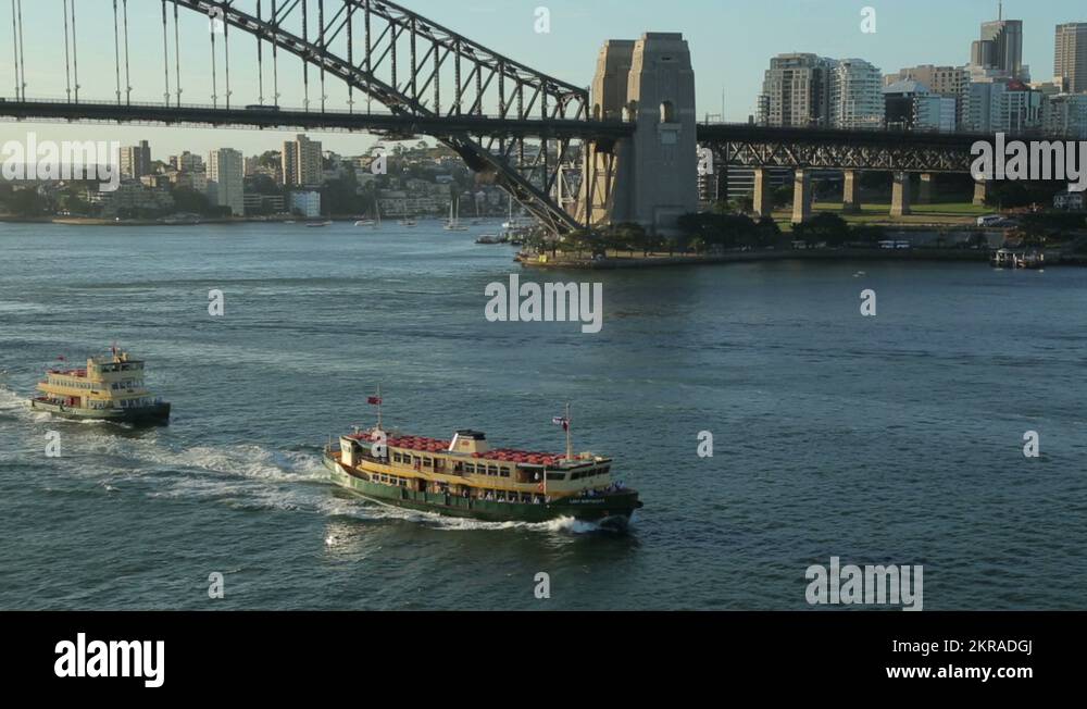Ferries and sydney harbour bridge Stock Videos & Footage - HD and 4K ...