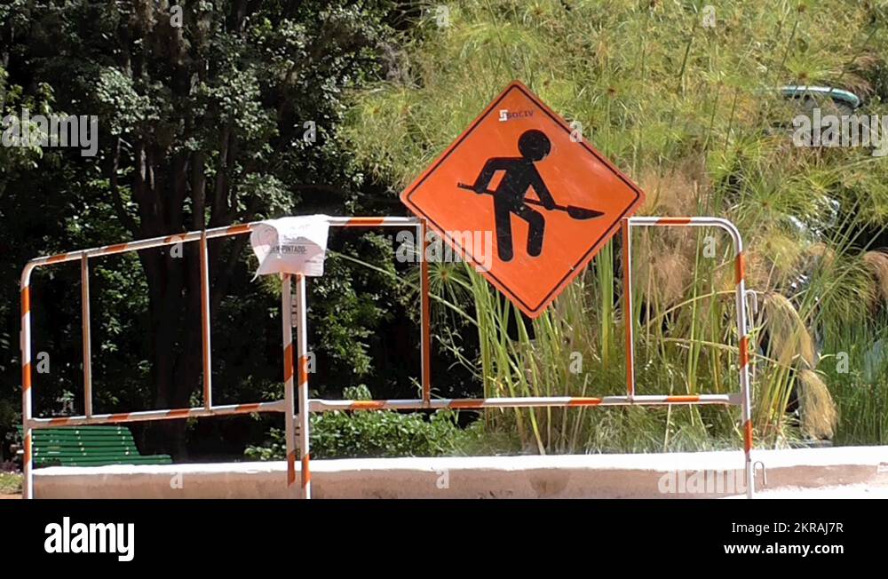 Warning people working sign Stock Videos & Footage - HD and 4K Video ...