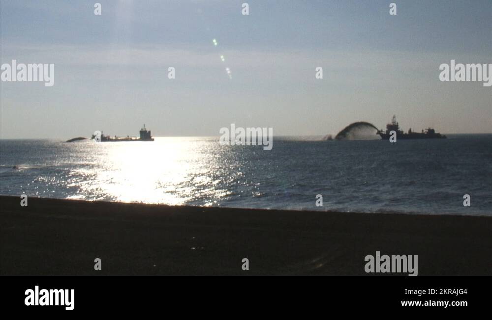 Trailing suction hopper dredger ship Stock Videos & Footage - HD and 4K ...