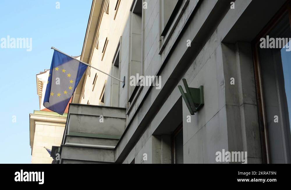 Czech flag on government building Stock Videos & Footage - HD and 4K ...