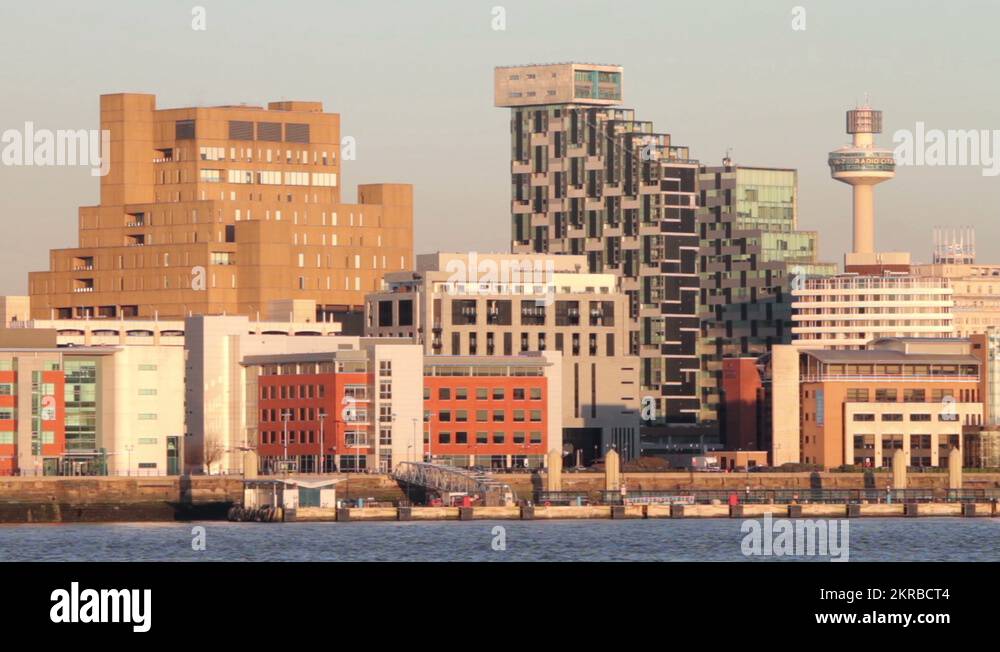 Liverpool waterfront skyline Stock Videos & Footage - HD and 4K Video ...