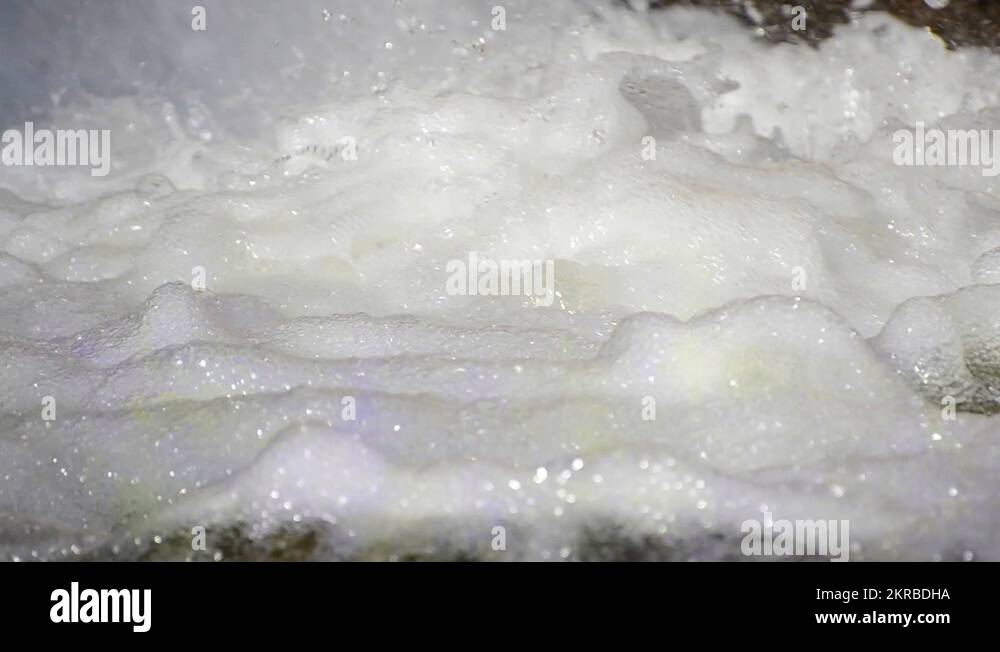 white mountain stream water falling down bursting ecology background hd ...