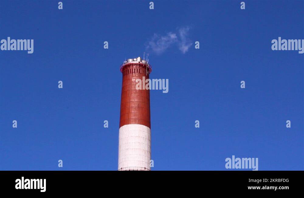 a closer look of the tower from a nuclear plant Stock Video Footage - Alamy