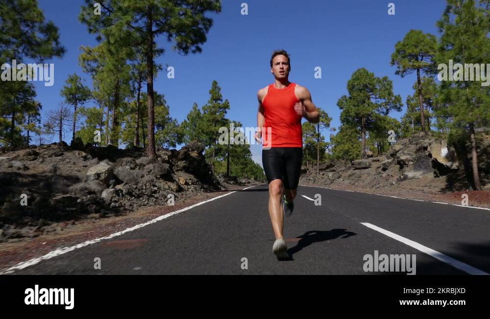 Running man male runner training Stock Videos & Footage - HD and 4K ...