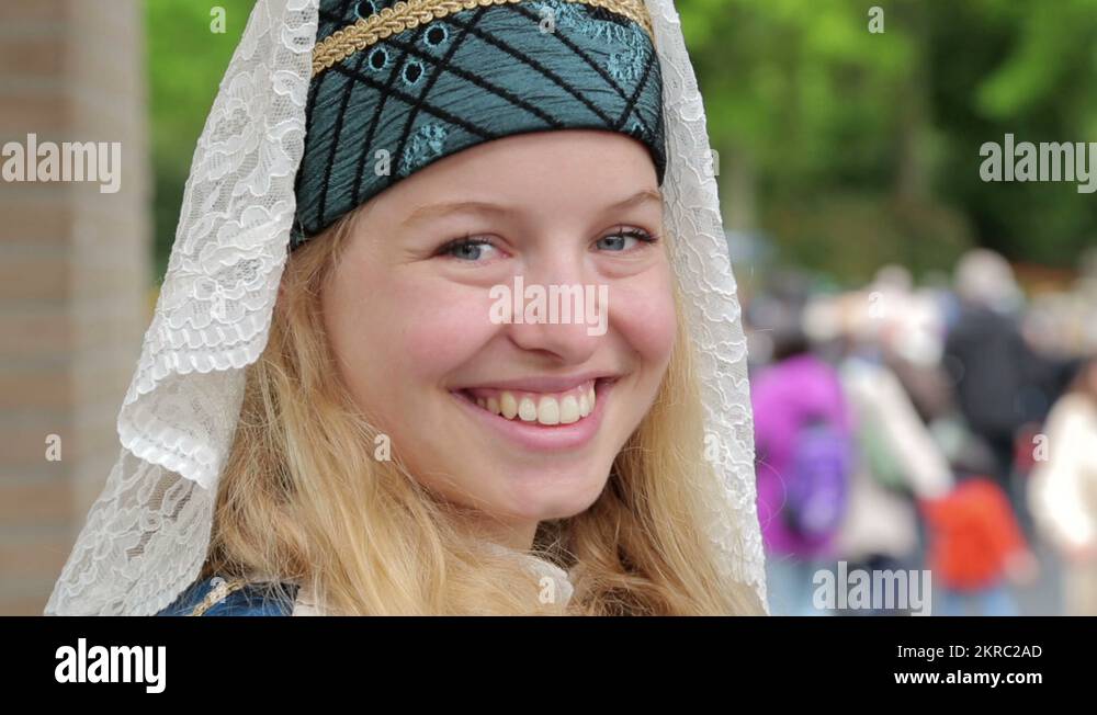 Woman in traditional dutch dress Stock Videos & Footage - HD and 4K ...