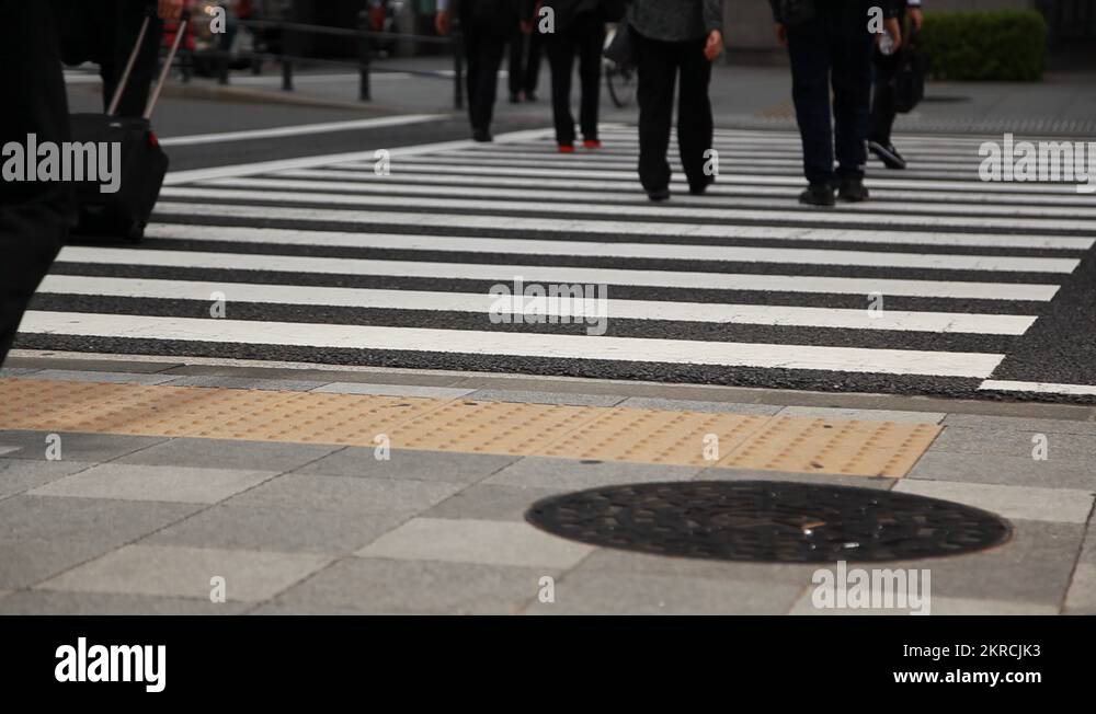 People walking zebra crossing in Stock Videos & Footage - HD and 4K ...