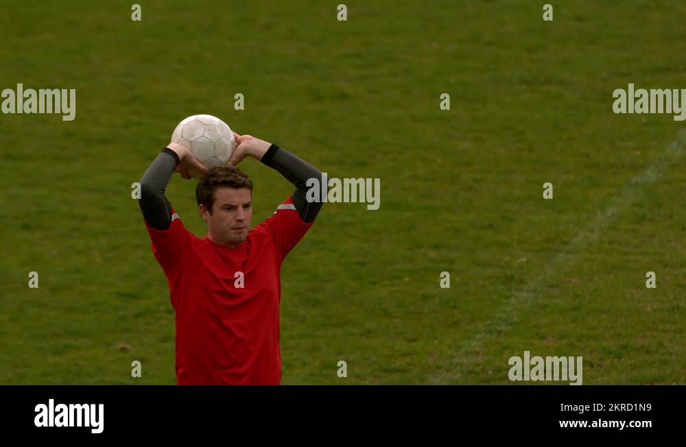 Soccer football player throwing ball Stock Videos & Footage - HD and 4K ...