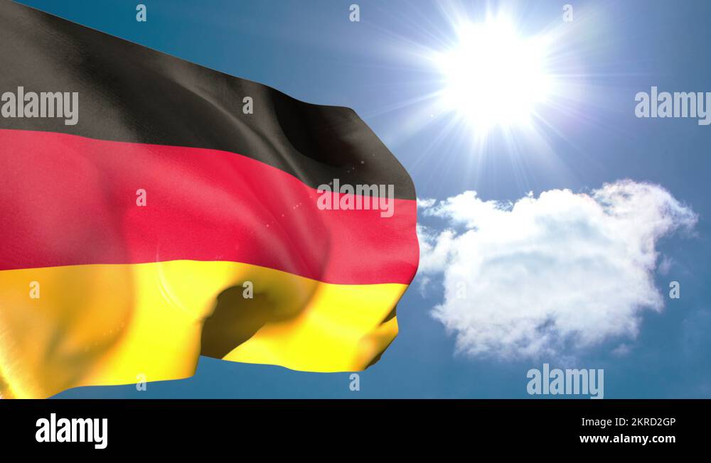 German national flag waving Stock Videos & Footage - HD and 4K Video ...
