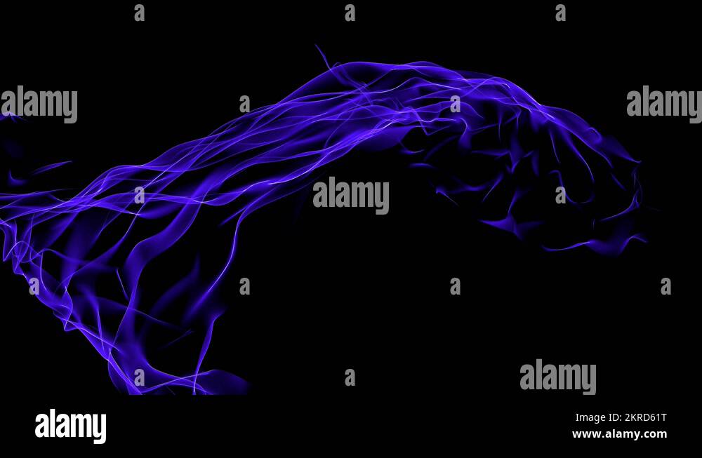 4k Abstract blue glass fragment curve&laser ray,flowing digital wave ...
