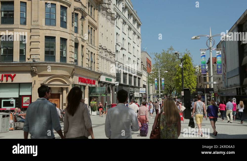 Cardiff street scene Stock Videos & Footage - HD and 4K Video Clips - Alamy