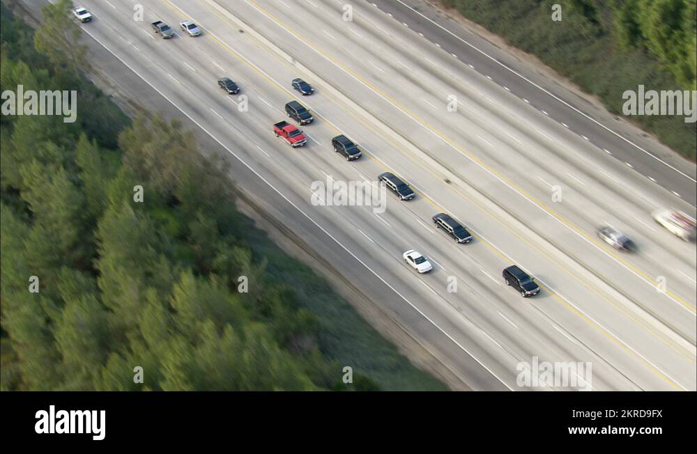 Black Cars on Freeway Stock Video Footage - Alamy