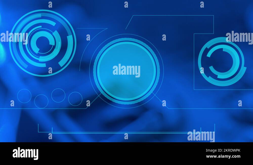 hologram interface graphics, abstract screen futuristic background 4k ...