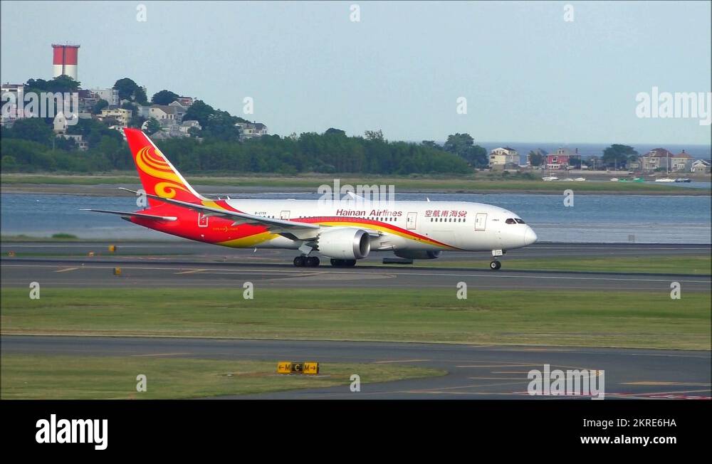 China Airlines Boeing 787 Dreamliner take off Stock Video Footage - Alamy