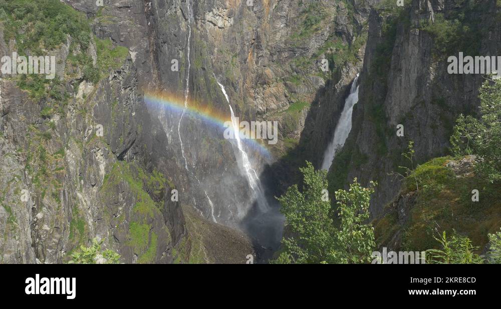 Norway voringsfossen waterfall Stock Videos & Footage - HD and 4K Video ...