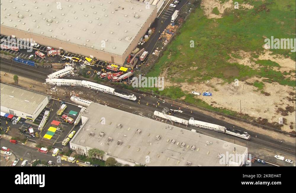 Metrolink Train Disaster Stock Video Footage - Alamy