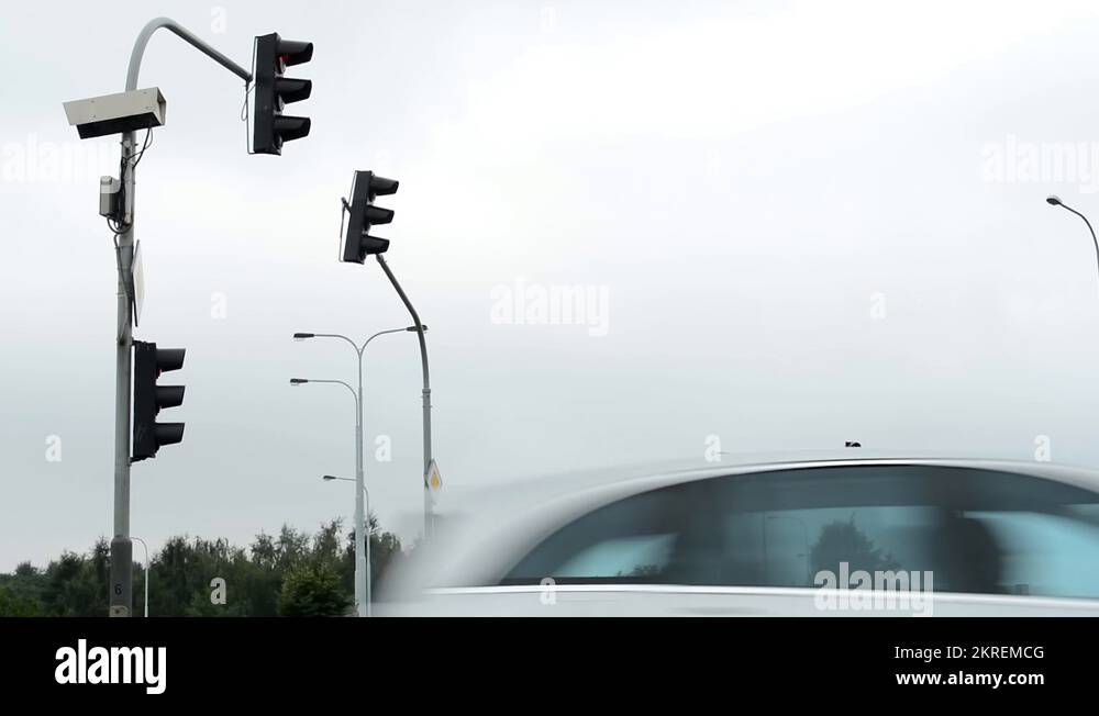 Intersection traffic lights junction Stock Videos & Footage - HD and 4K ...