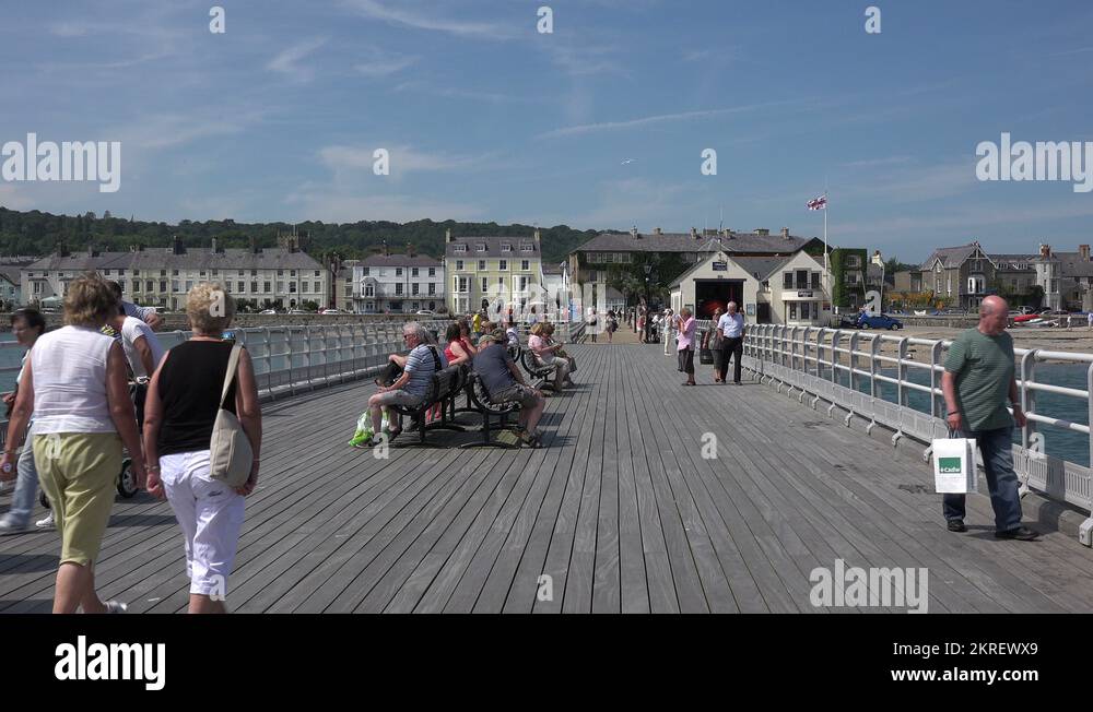 Beaumaris anglesey wales pier Stock Videos & Footage - HD and 4K Video ...