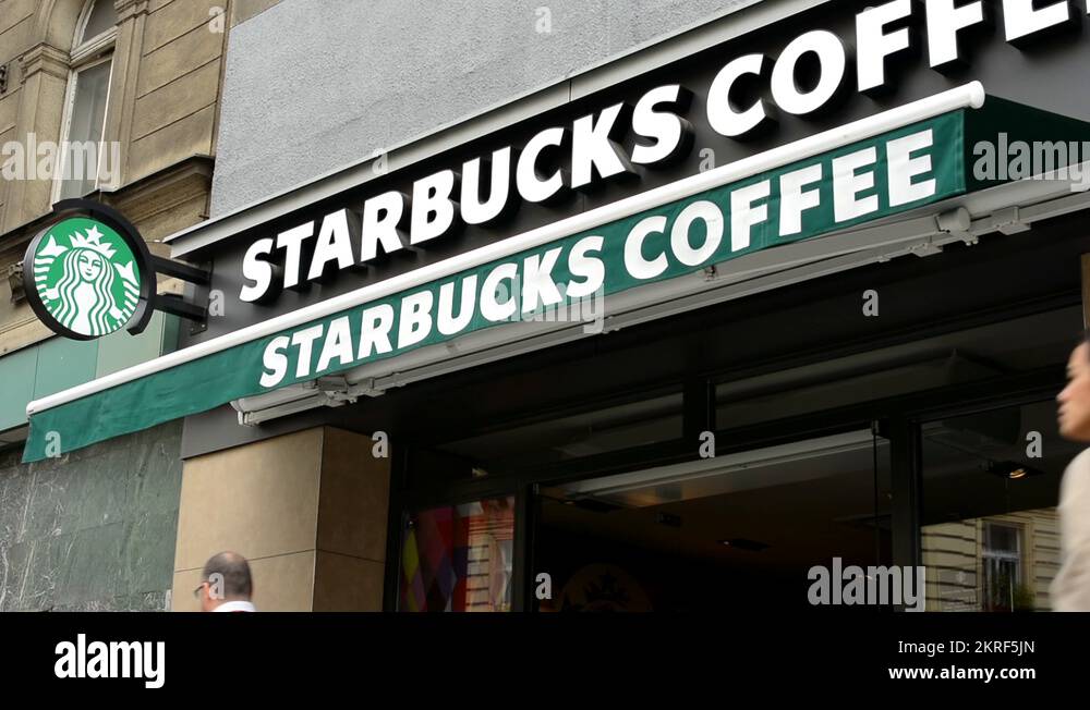 People walking starbucks coffee shop Stock Videos & Footage - HD and 4K ...