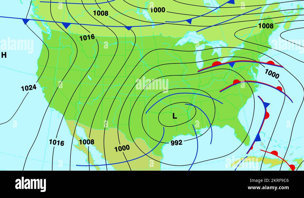 Weather map united states storm Stock Videos & Footage - HD and 4K ...