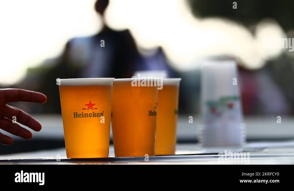 Hands Grabbing Beer Stock Video Footage - Alamy