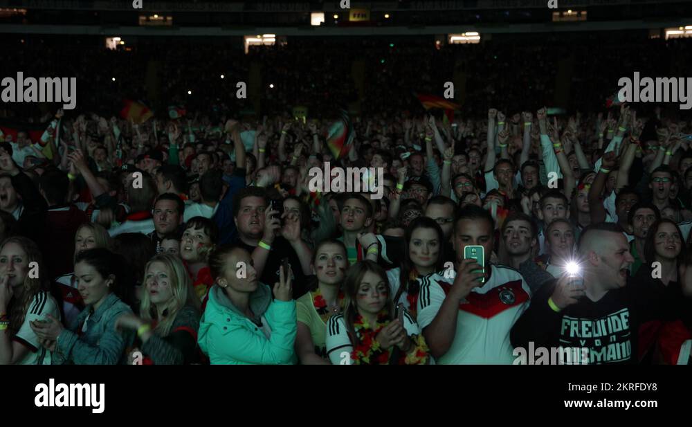 UltraHD 4K Fans of German Football Team Soccer World Championship ...