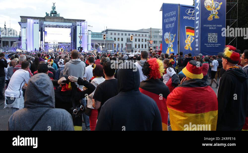 UHD 4K Crowd German Football Team World Cup 2014 Euphory Celebration ...