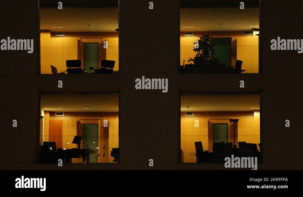 Empty office desk night Stock Videos & Footage - HD and 4K Video Clips ...