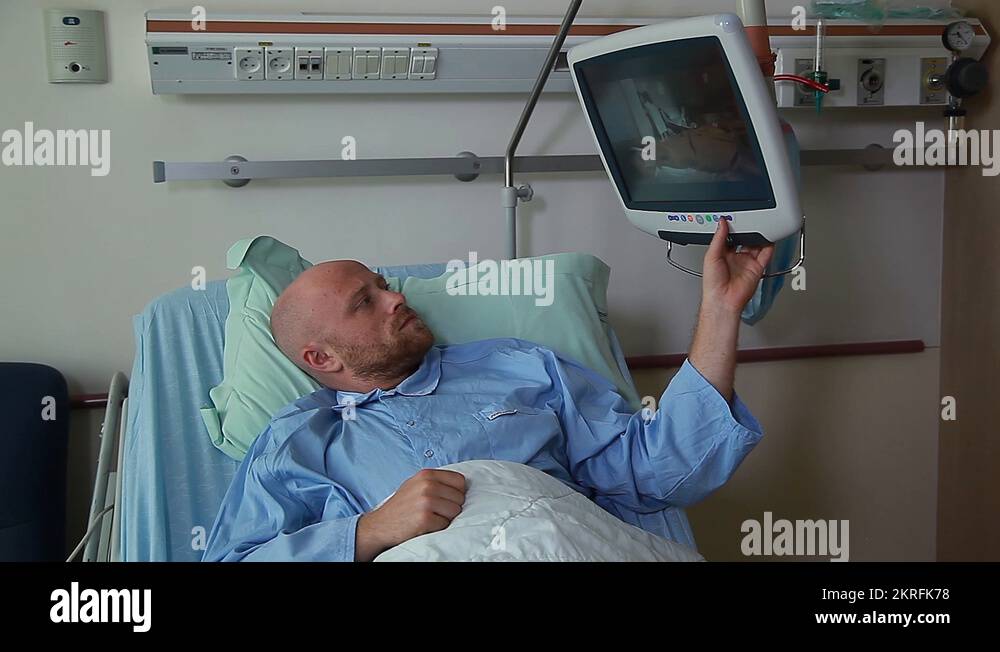Hospital patient watching tv Stock Videos & Footage - HD and 4K Video ...