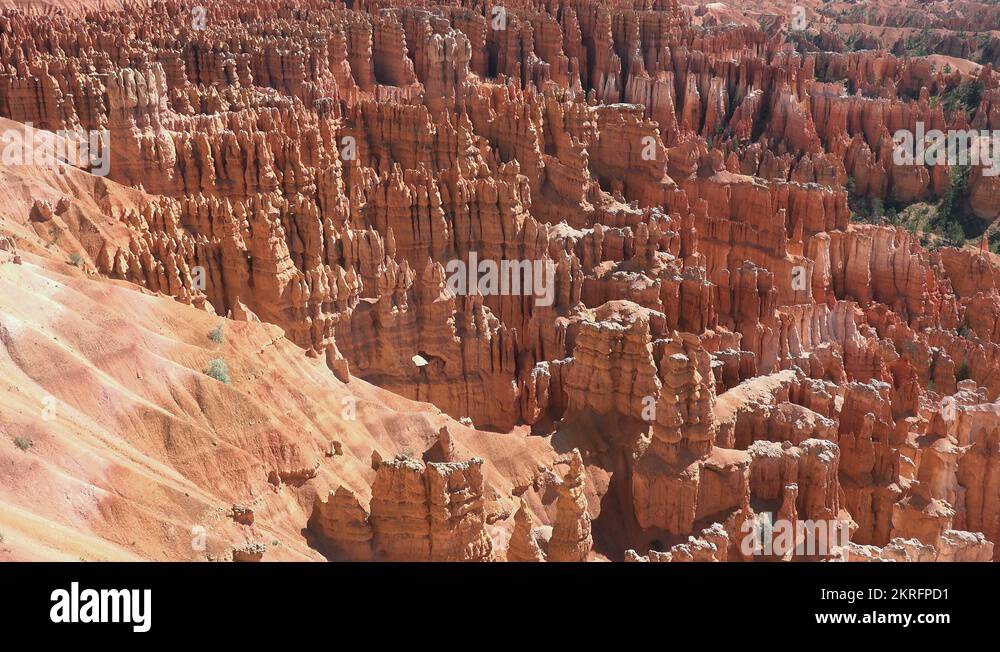 Bryce Canyon National Park Utah pan across valley 4K 134 Stock Video ...