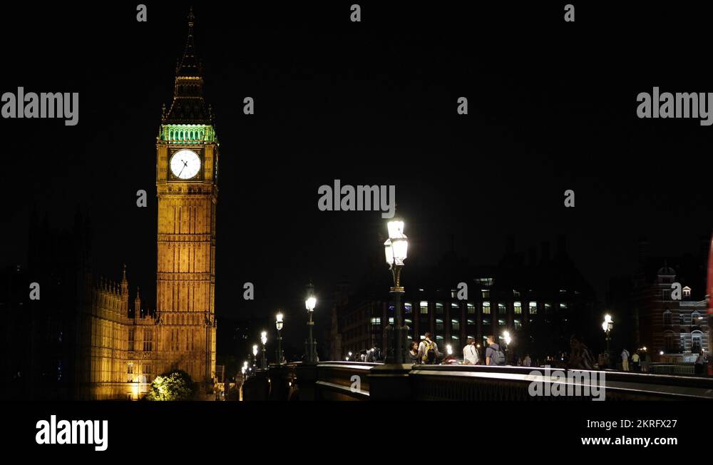 Westminster Palace London Parliament Landmarks People Walking Car ...